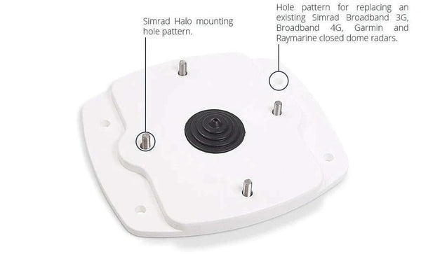 Simrad Halo Hard Top Adapter Mount Plate - Seaview Global